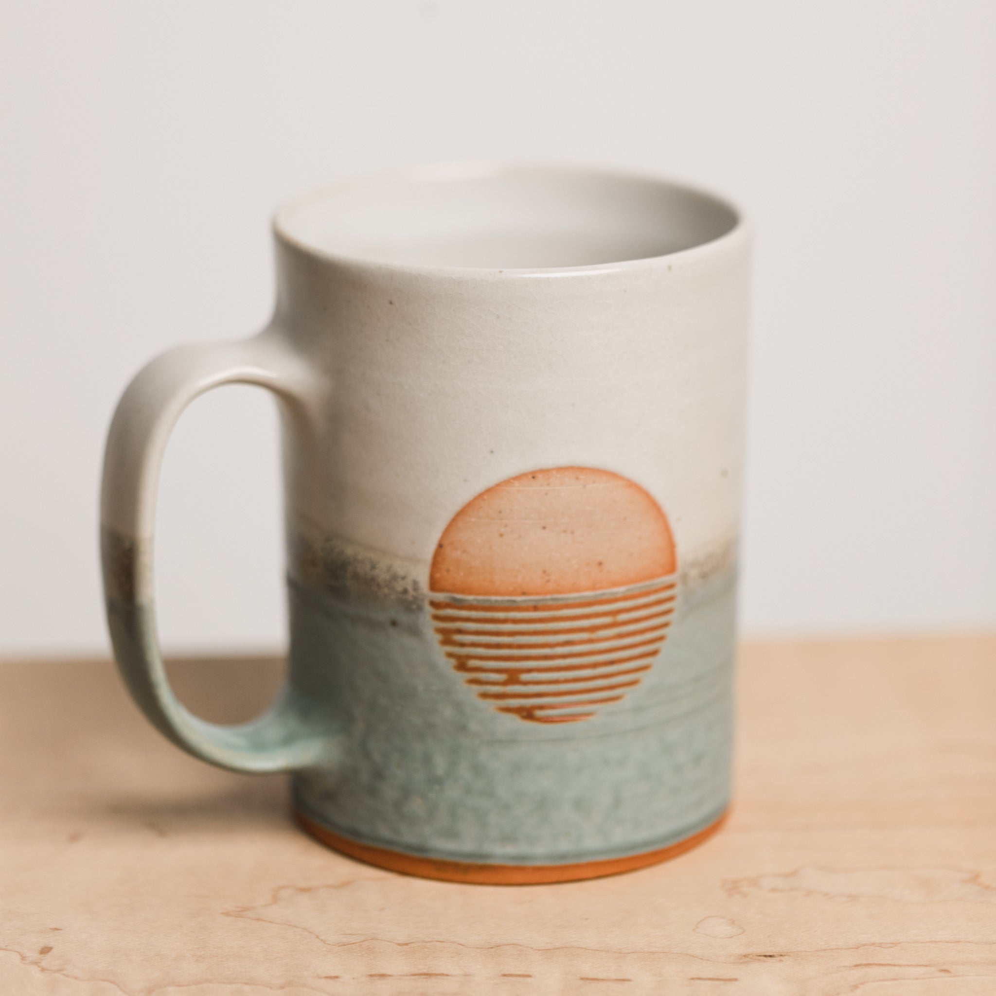 Large Sunrise + Sunset Mugs – Desi Murphy Pottery